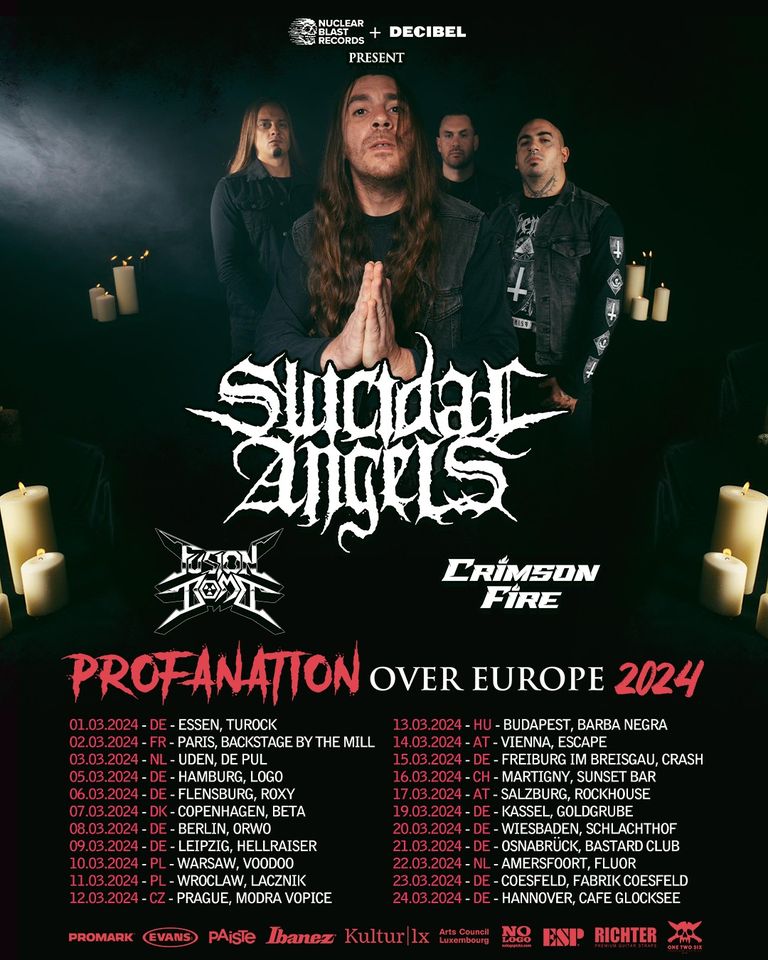Event Suicidal Angels - 22/03/2024 - Amersfoort - FLUOR - Netherlands