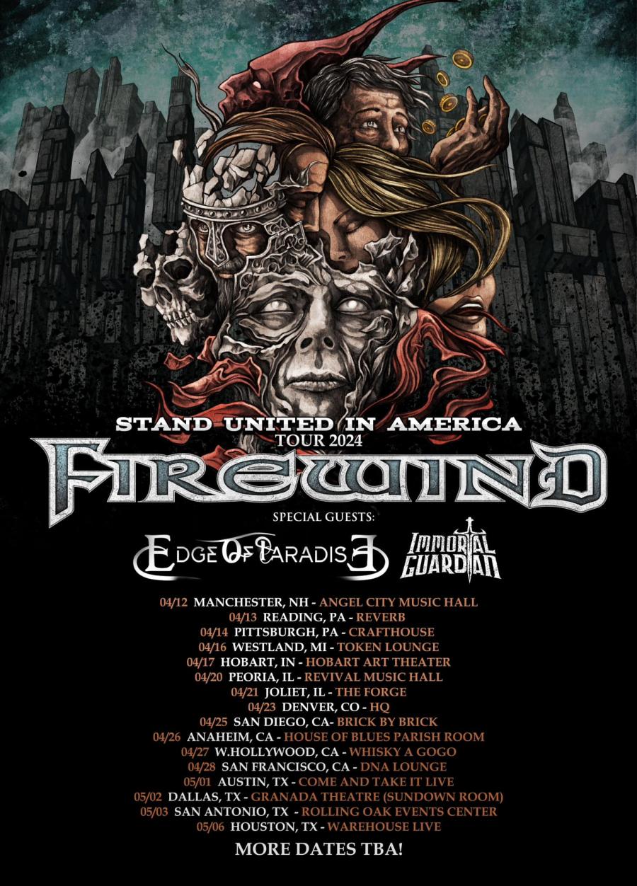 Event Firewind - 06/05/2024 - Houston - Warehouse Live - United States