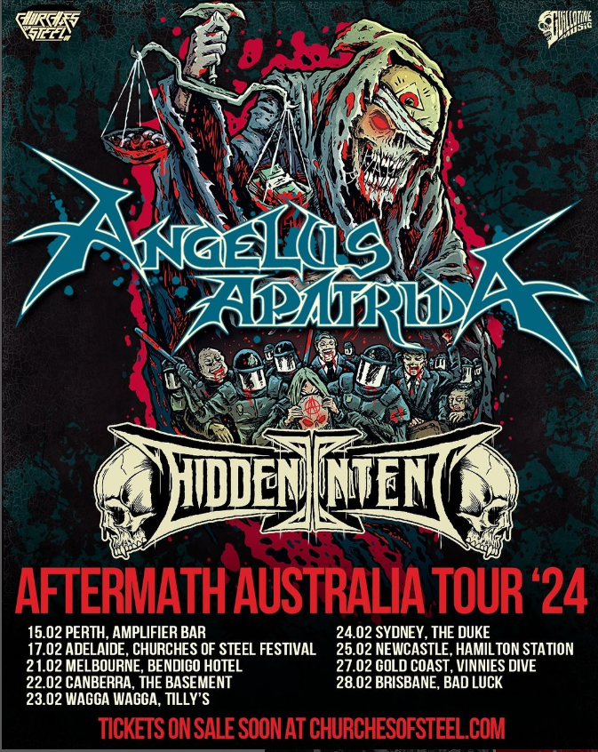 Angelus Apatrida - Aftermath Australia Tour 2024 - 21/02/2024 ...