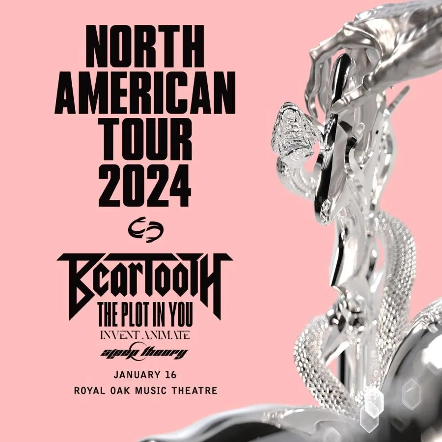 Event Beartooth - 16/01/2024 - Detroit - Royal Oak Music Theatre ...