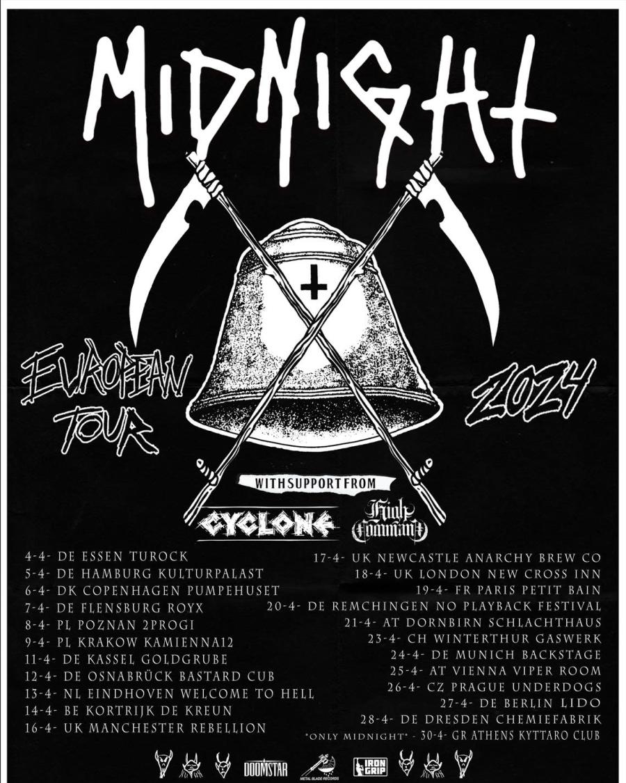 Midnight - European Tour 2024 - 27/04/2024 - Berlin - Lido - Germany