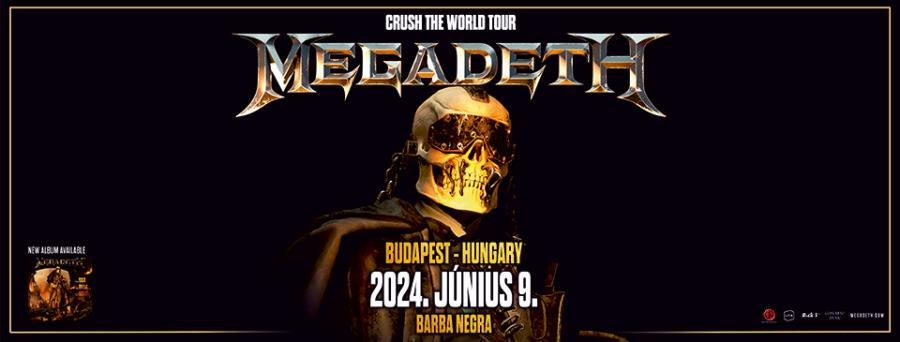 Megadeth - Crush The World tour 2024 - 09/06/2024 - Budapest - Barba Negra - Red Stage - Hungary