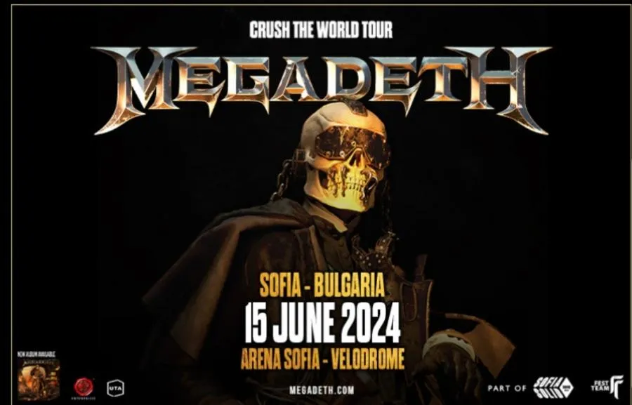 Megadeth - Crush the World tour 2024 - 15/06/2024 - Sofia - Vidas Art Arena - Bulgaria