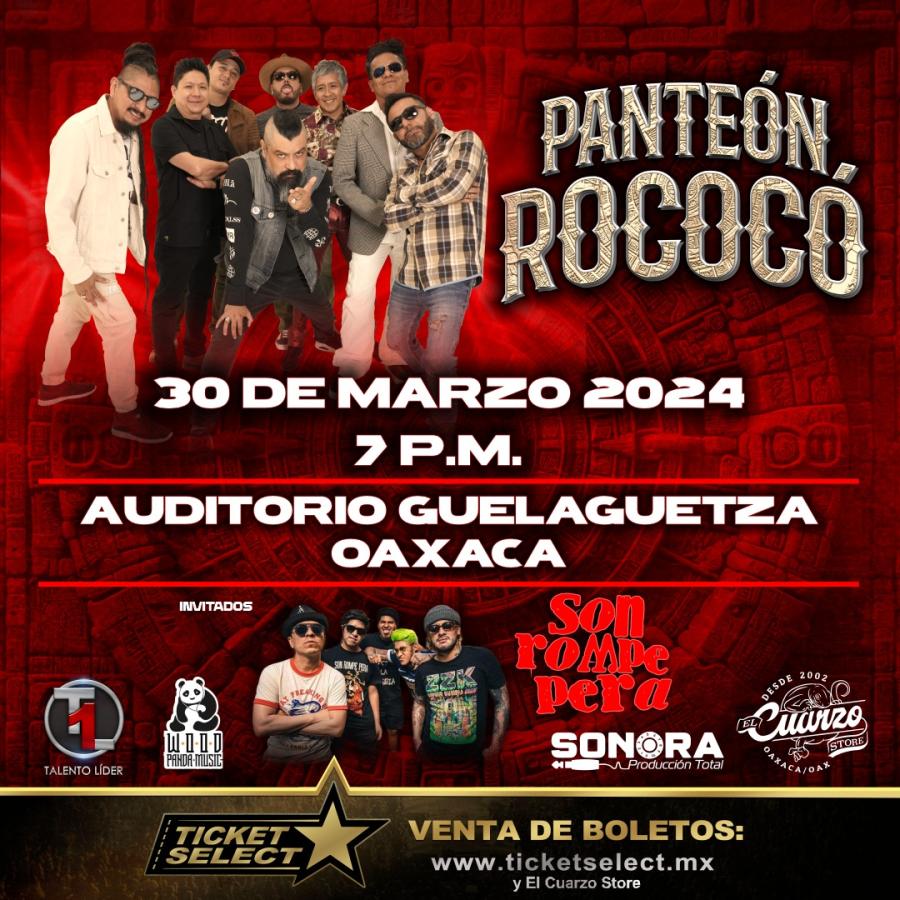 Event Panteón Rococó - 30/03/2024 - Oaxaca - Auditorio Guelaguetza - Mexico