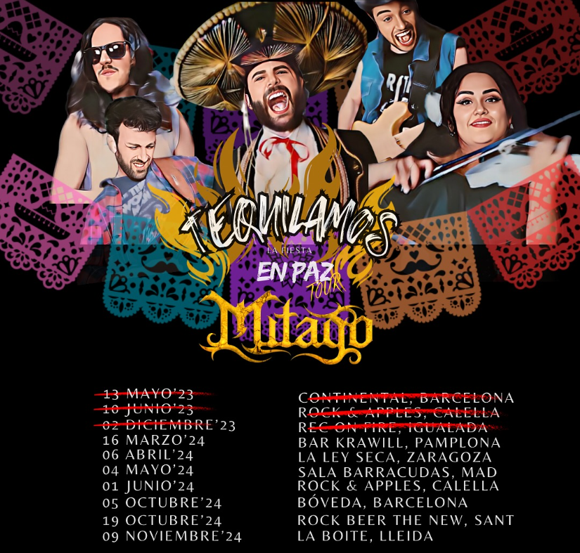 Mitago - Tequilamos la fiesta en Paz Tour - 04/05/2024 - Madrid - Barracudas Rock Bar - Spain