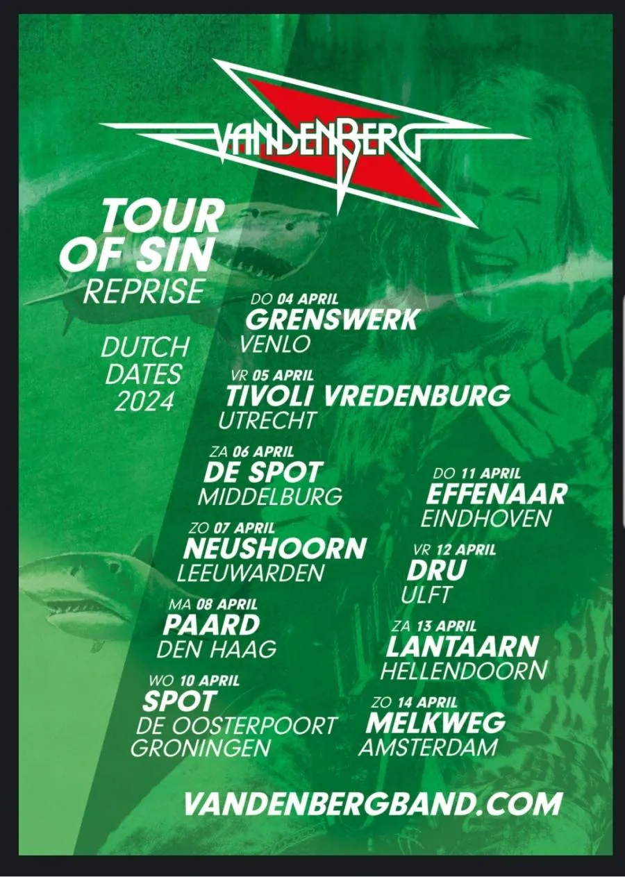 Vandenberg - Tour of Sin 2024 - 08/04/2024 - Den Haag - Paard - Netherlands