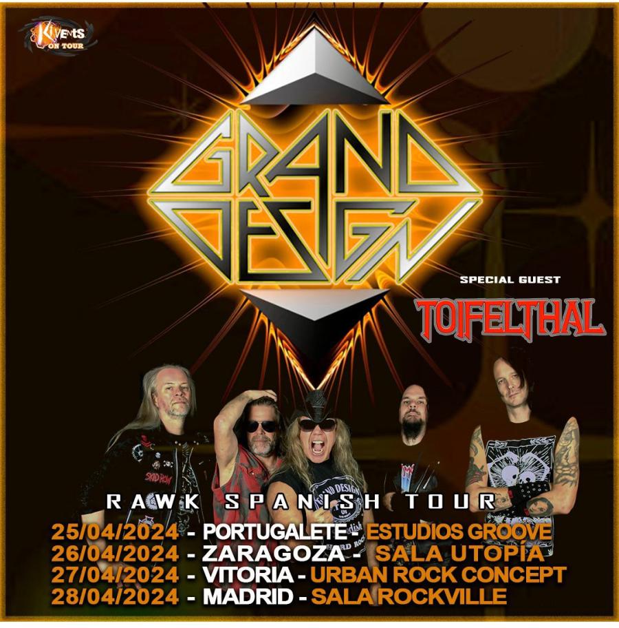 Grand Design - Rawk Spanish Tour 2024 - 28/04/2024 - Madrid - Rockville ...