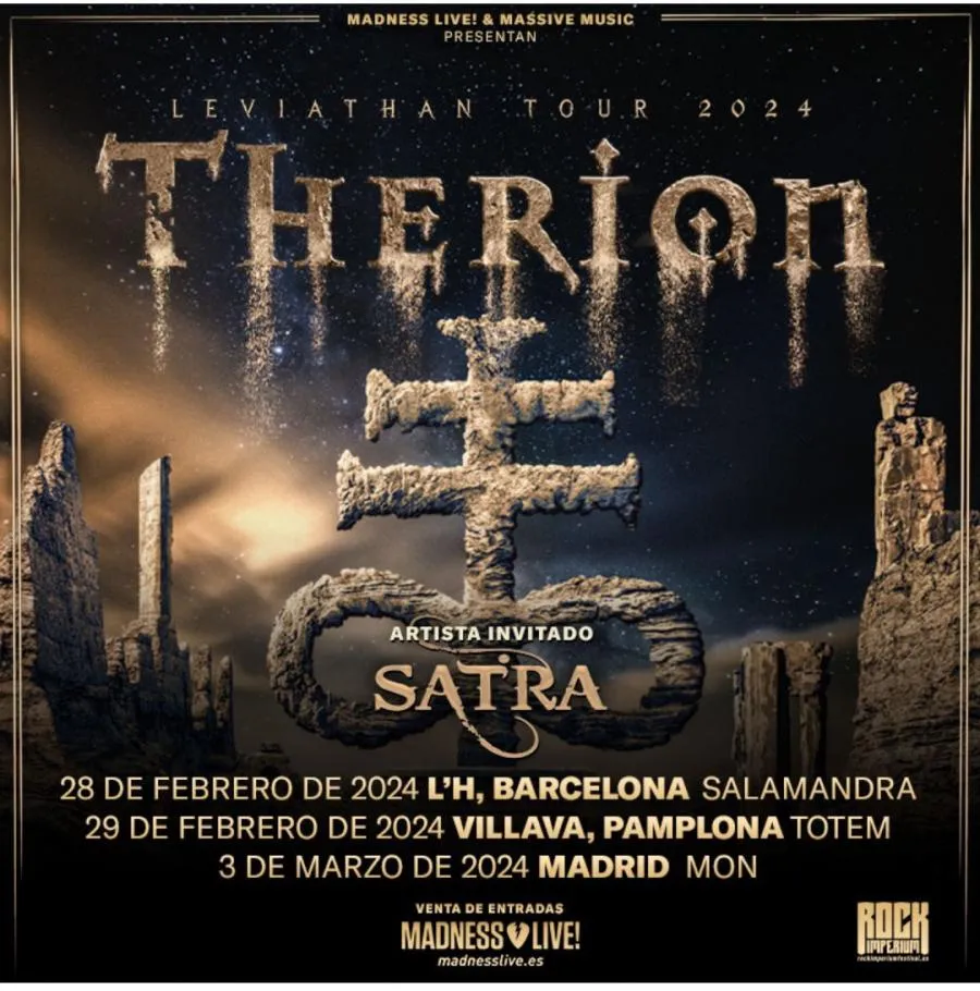 Therion - Leviathan Tour 2024 - 28/02/2024 - Barcelona - Salamandra - Spain