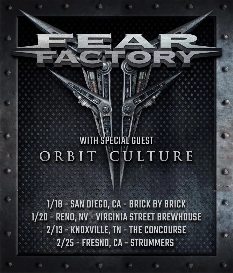 Event Fear Factory + Orbit Culture - 25/02/2024 - Fresno - Strummer's ...