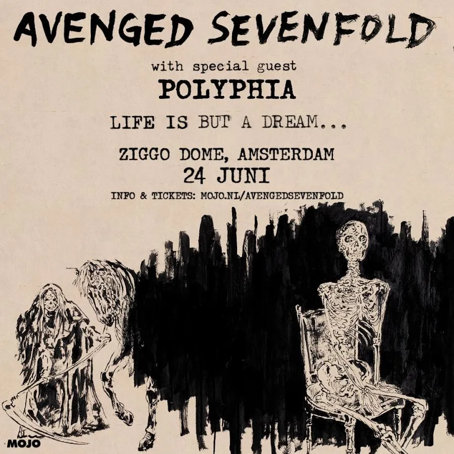 Avenged Sevenfold + Polyphia - 24/06/2024 - Amsterdam - Ziggo Dome ...