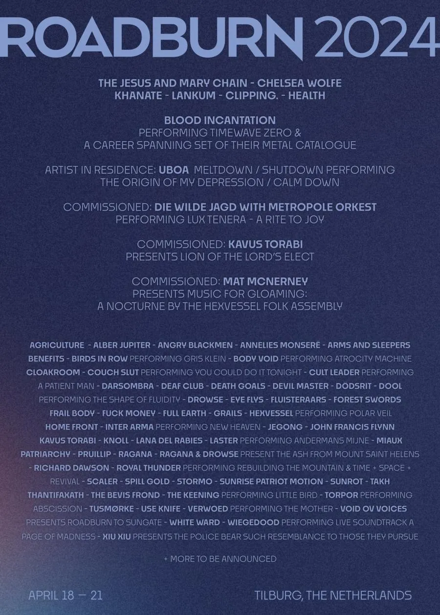 Roadburn 2024 - 18/04/2024 (4 days) - Tilburg - Netherlands