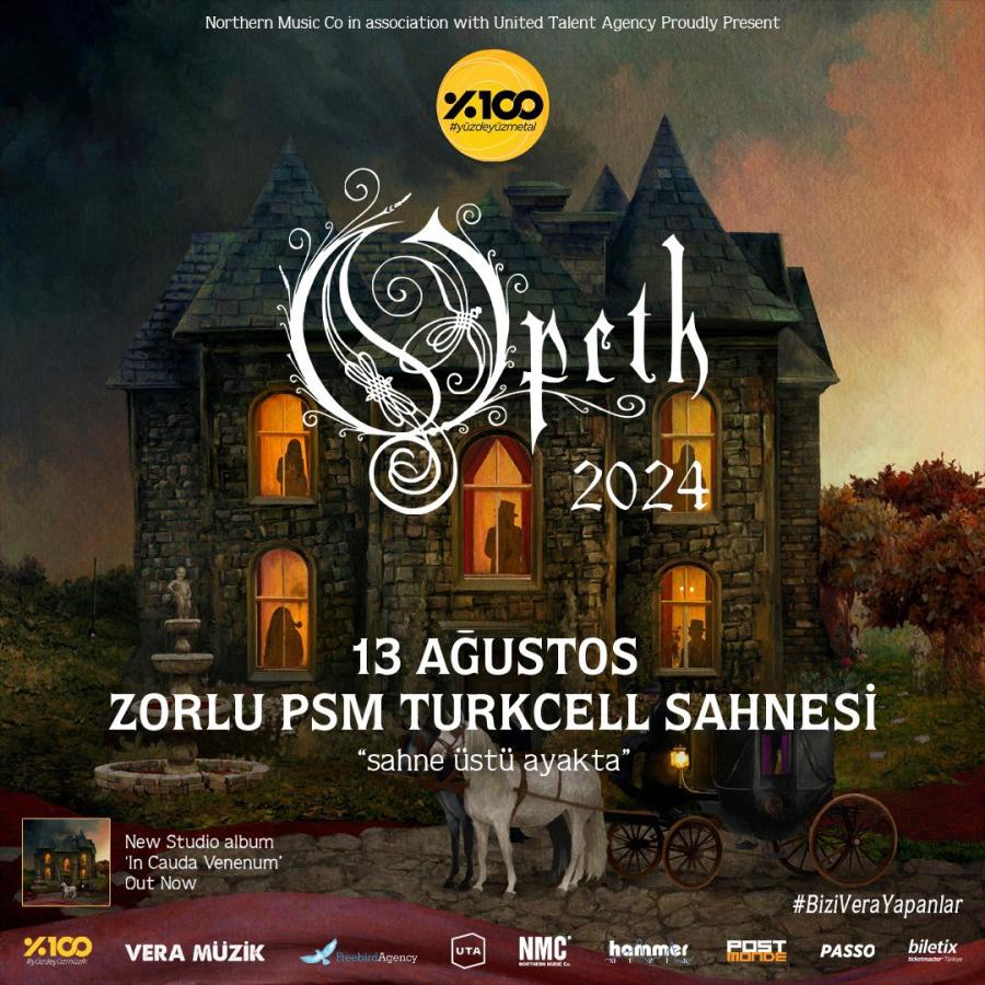 Opeth - 2024 Tour - 13/08/2024 - İstanbul - Zorlu PSM Turkcell Stage ...