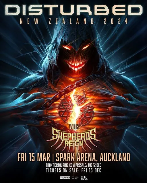 Event Disturbed - 15/03/2024 - Auckland - Spark Arena - New Zealand