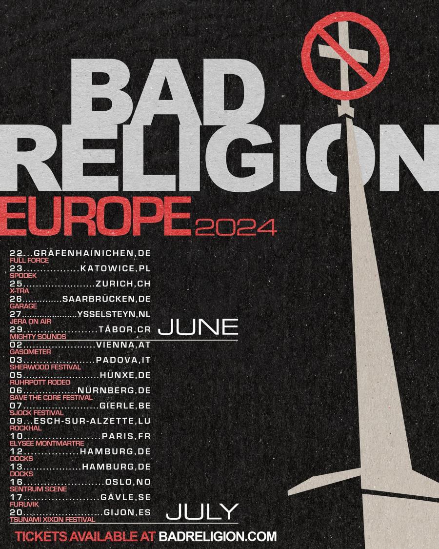 Event Bad Religion - 12/06/2024 - Katowice - Spodek - Poland