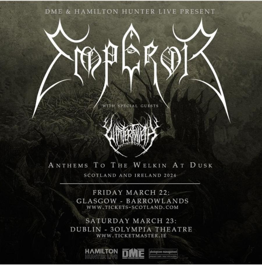 Event Emperor-Anthems to the welkin at dusk - 22/03/2024 - Glasgow ...