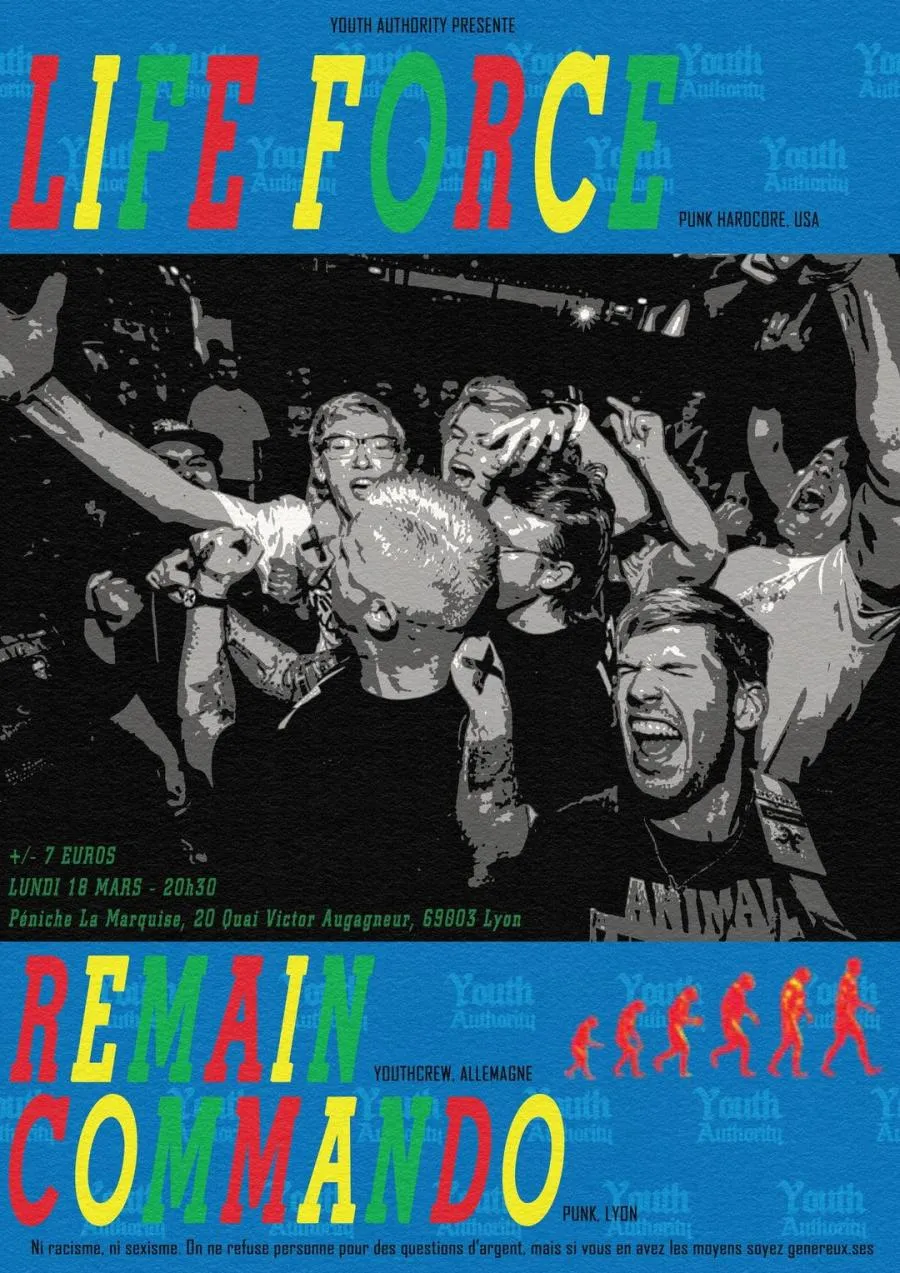 Life Force + Remain + Commando - 18/03/2024 - Lyon - La Marquise - France