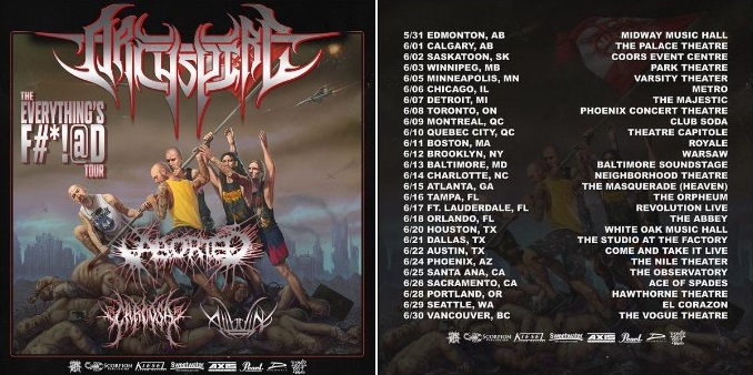 Event Archspire - 09/06/2024 - Montréal - Club Soda - Canada