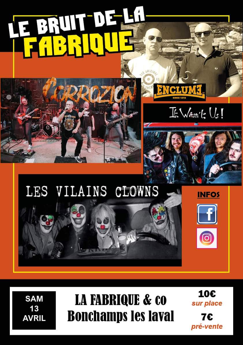 Le bruit de la Fabrique - 13/04/2024 - Bonchamp-lès-Laval - La Fabrique ...