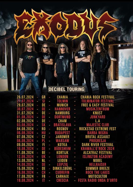 Event Exodus - 03/08/2024 - Bratislava - Majestic Music Club - Slovakia