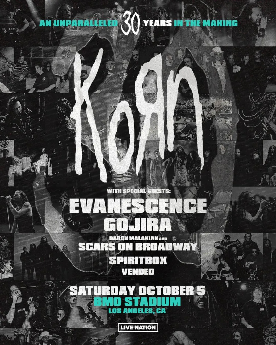 Event Korn - 05/10/2024 - Los Angeles - BMO Stadium - United States