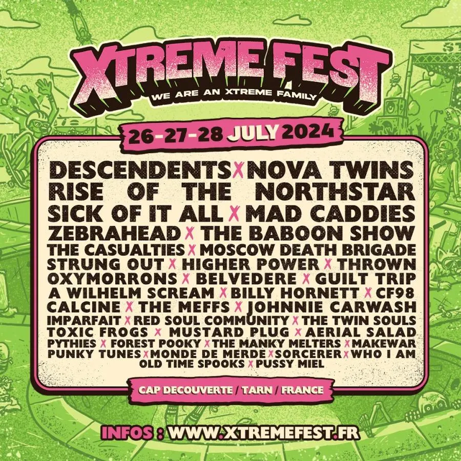 Xtreme Fest 2024 - 26/07/2024 (3 days) - Le Garric - France