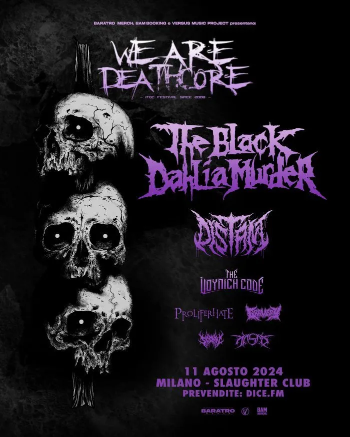 We are Deathcore 2024 - 11/08/2024 - Milano (Paderno Dugnano ...
