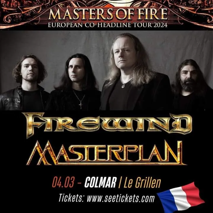 Firewind + Masterplan - Masters of Fire European Tour 2024 - 04/03/2024 ...