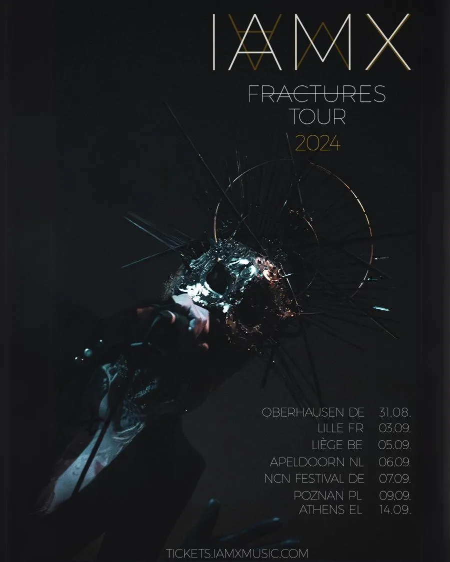 IAMX - Fractures Tour 2024 - 31/08/2024 - Oberhausen - Kulttempel - Germany
