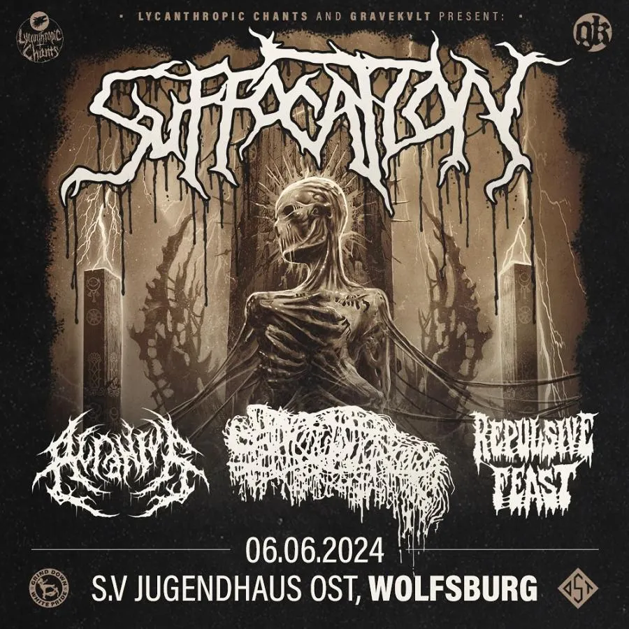 Suffocation + Sanguisugabogg - 06/06/2024 - Wolfsburg - Juha Ost - Germany