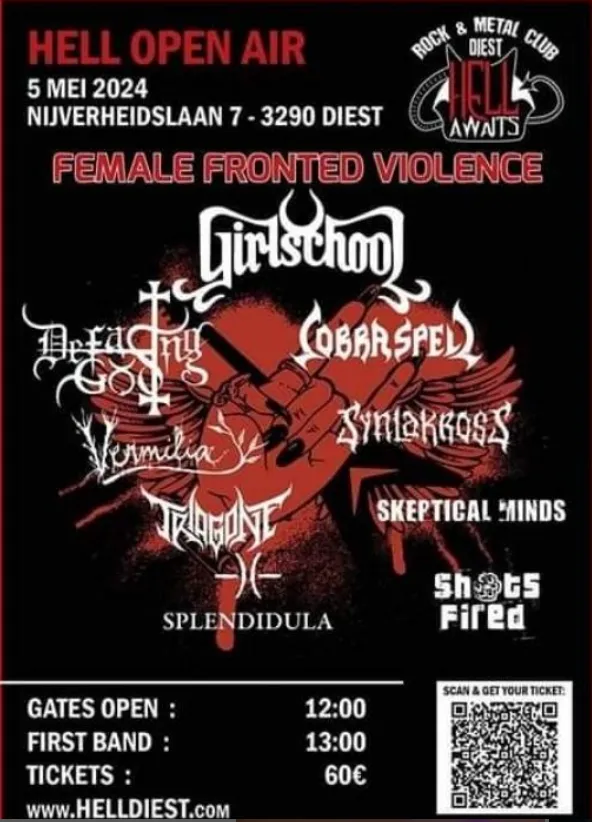 Hell Open Air 2024 - 04/05/2024 (2 days) - Diest - Hell - Belgium