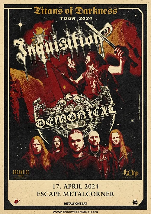 Inquisition + Demonical - Titans of Darkness Tour 2024 - 17/04/2024 ...