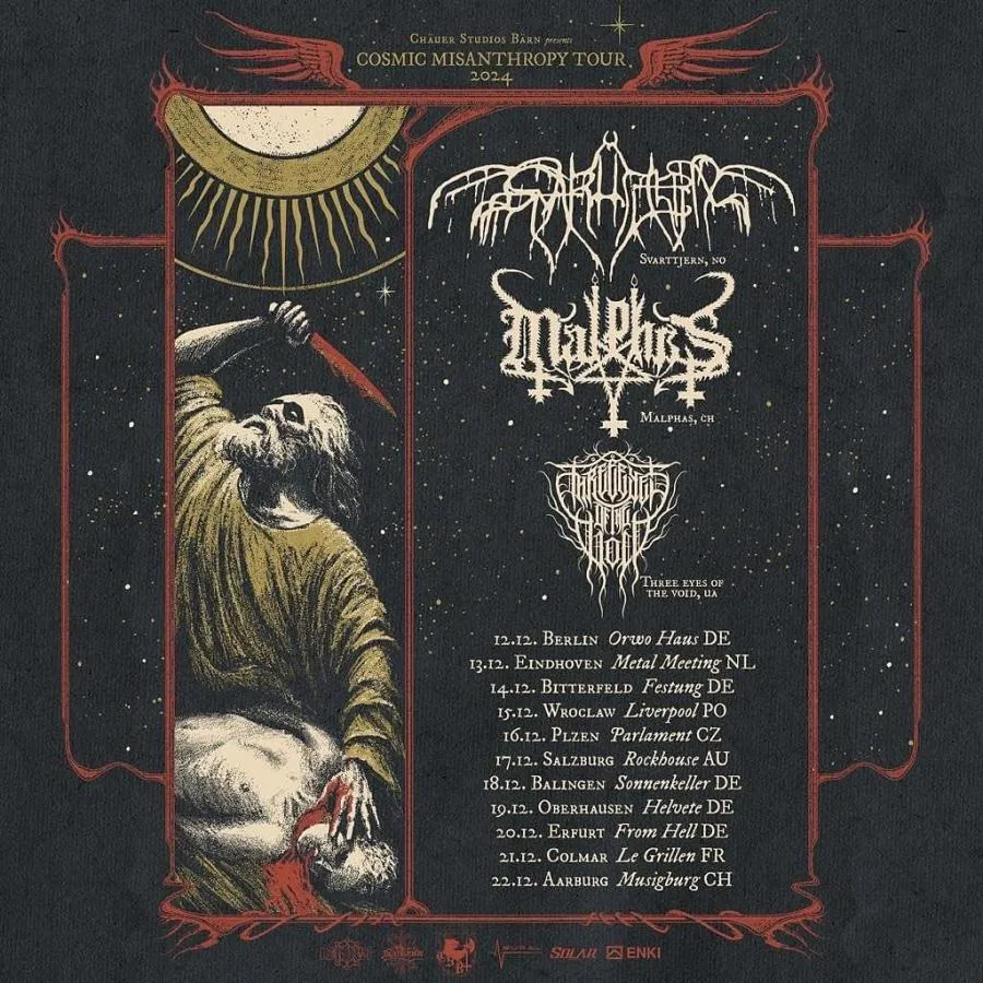 Svarttjern + Malphas + Three Eyes Of The Void - 12/12/2024 - Berlin - ORWOhaus - Germany