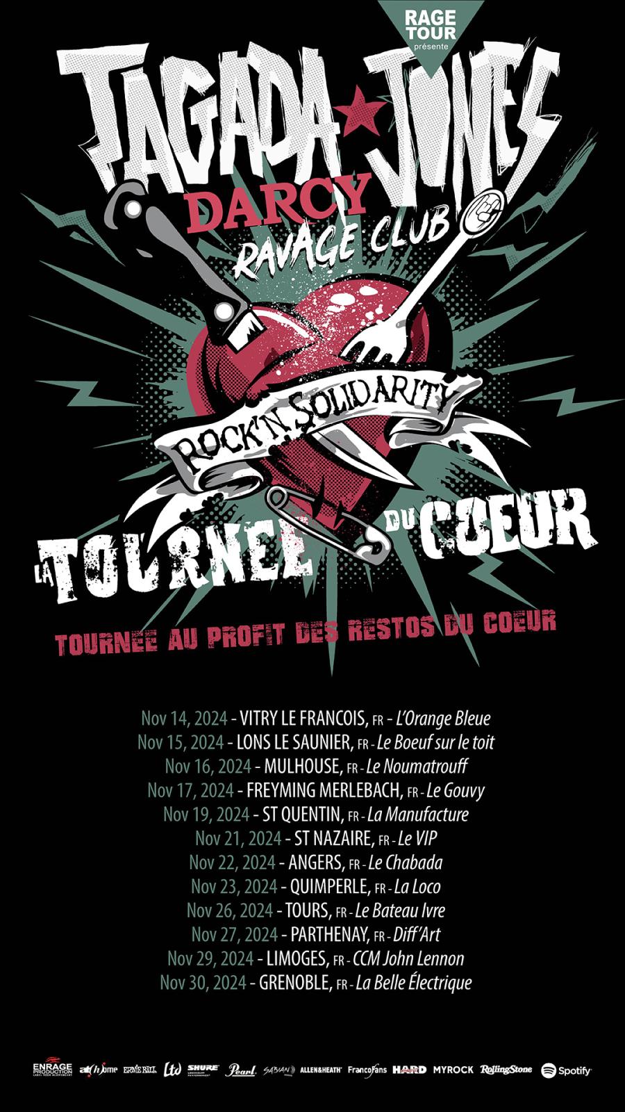 Tagada Jones - Tournée du Coeur 2024 - 14/11/2024 - Vitry-Le-Francois ...