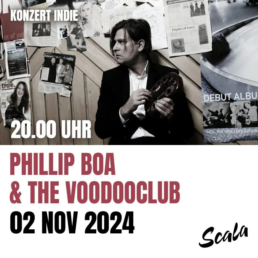 Event Phillip Boa And The Voodooclub - 02/11/2024 - Ludwigsburg - Scala ...