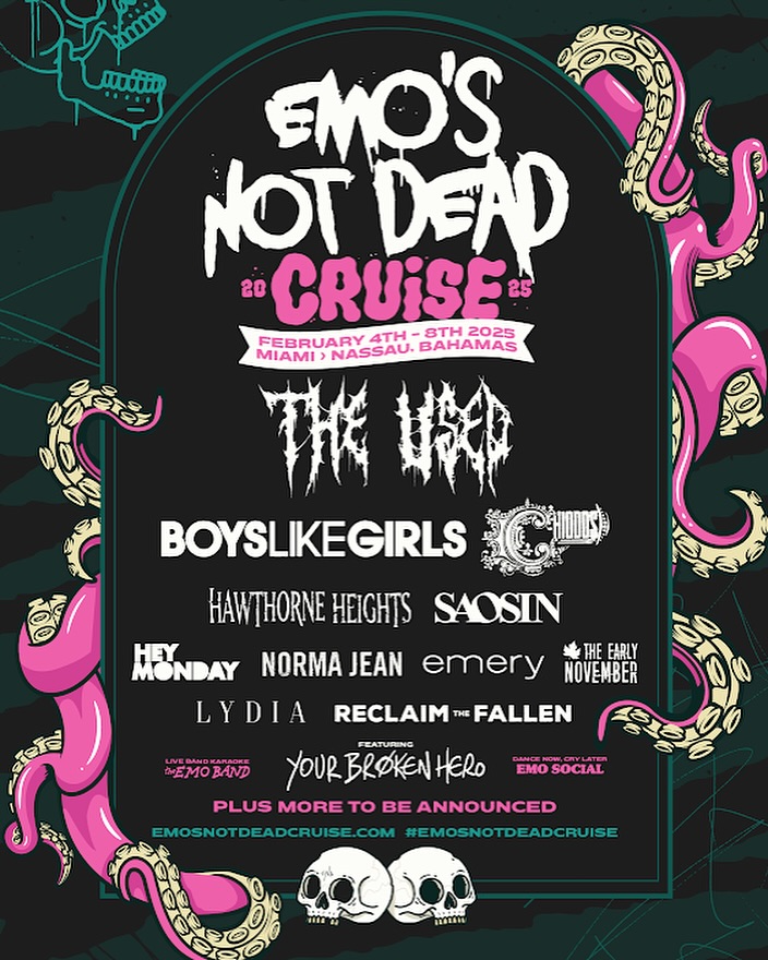 Emo's Not Dead Cruise 2025 - 04/02/2025 (5 days) - Miami - United States