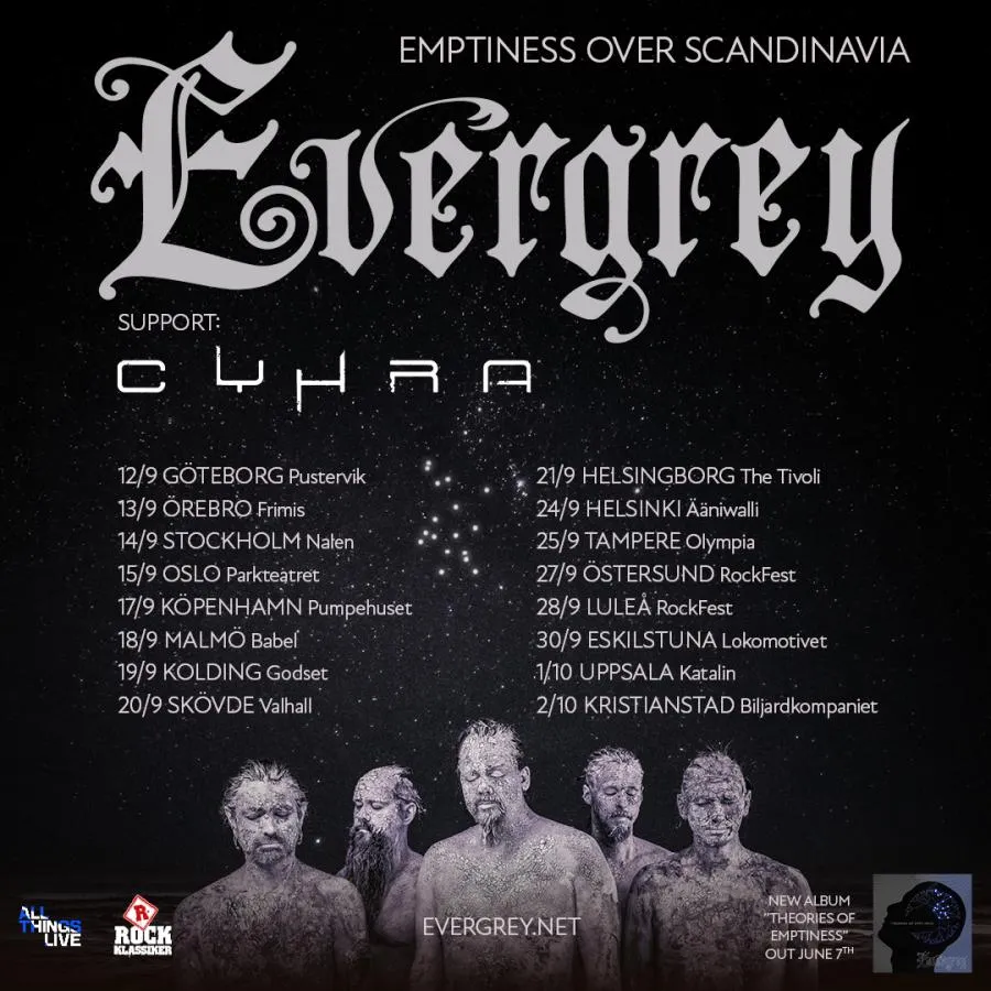 Evergrey - Emptiness Over Scandinavia - 28/09/2024 - Luleå - RockFest ...