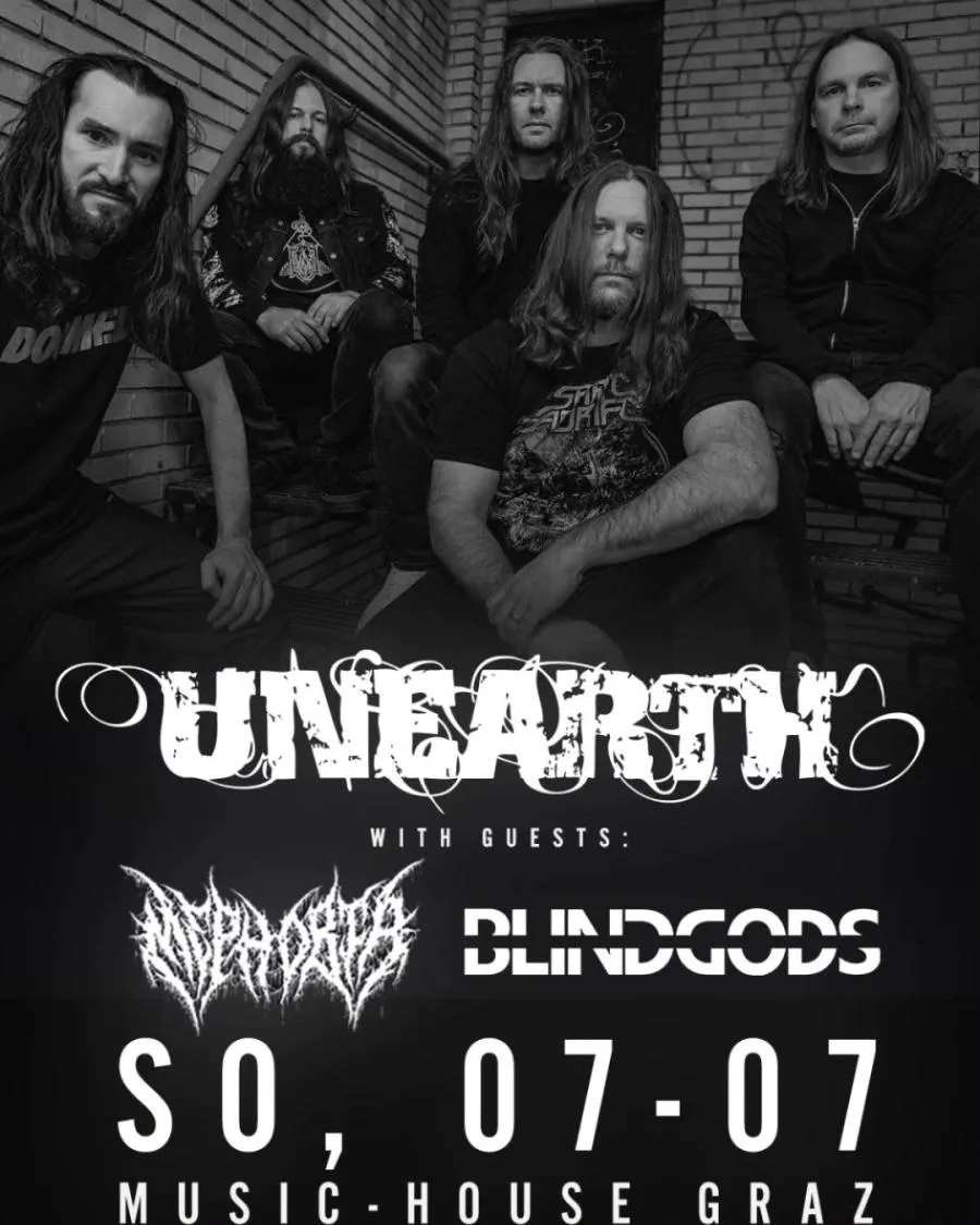 Unearth - Summer European Tour 2024 - 07/07/2024 - Graz - Music House ...