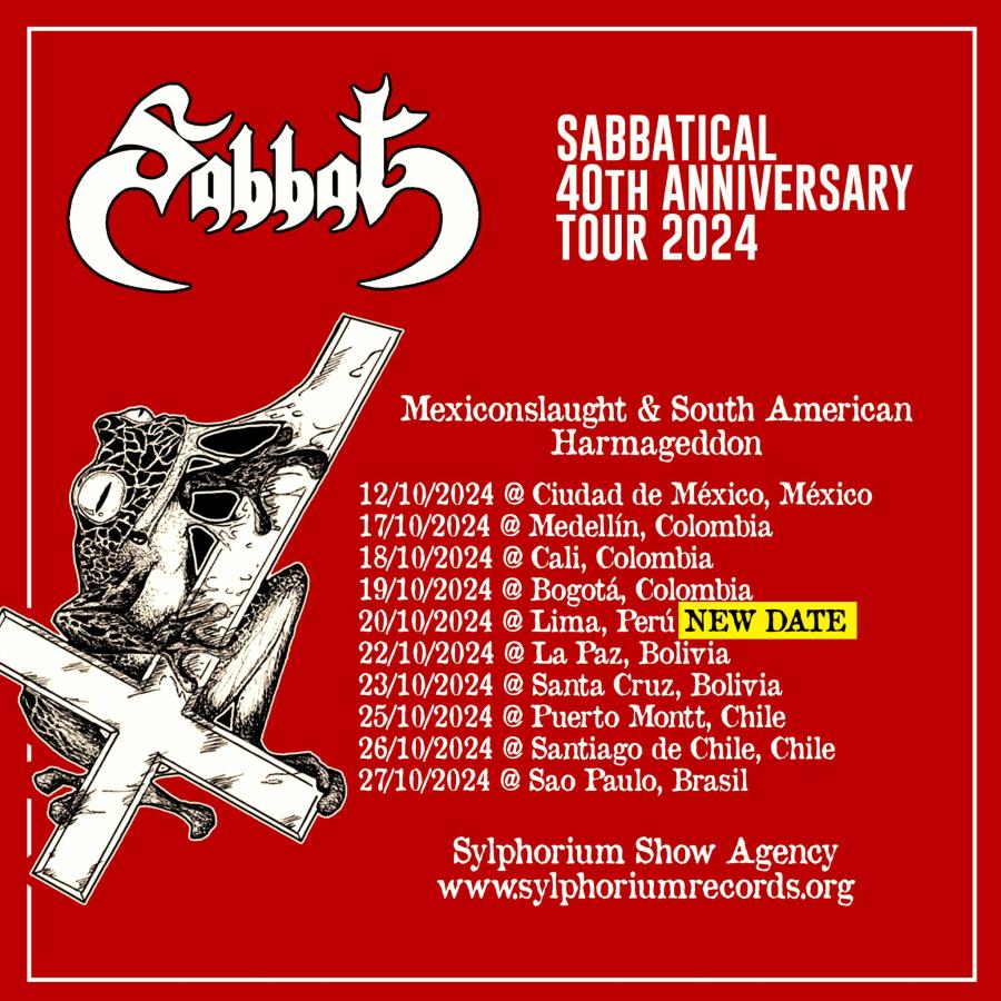 Event Sabbat - 25/10/2024 - Puerto Montt - TBD - Chile