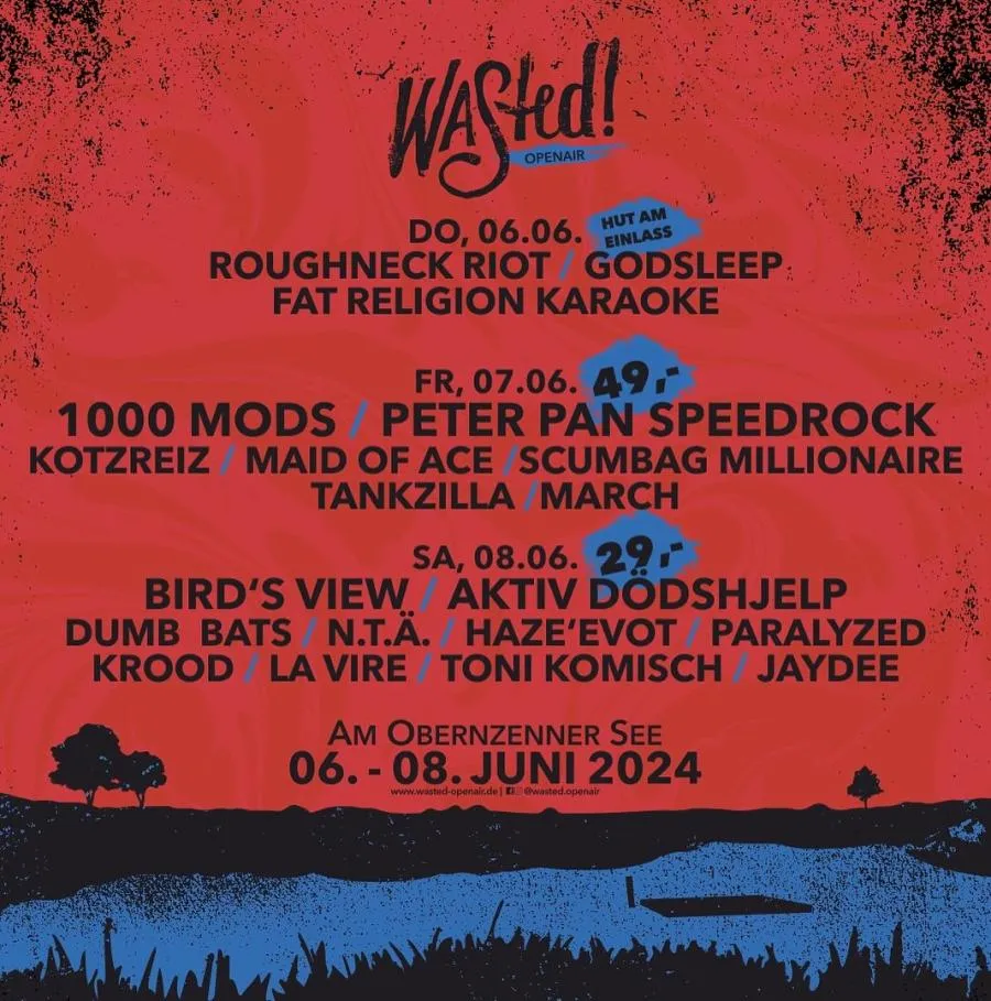 Wasted! Openair 2024 - 06/06/2024 (3 days) - Obernzenn - Germany
