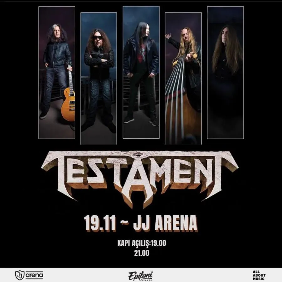 Event Testament - 19/11/2024 - Istanbul - Jolly Joker Arena - Turkey