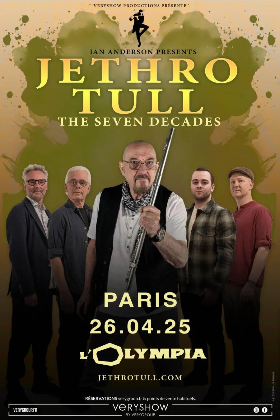 Event Jethro Tull - 26/04/2025 - Paris - L'Olympia - France