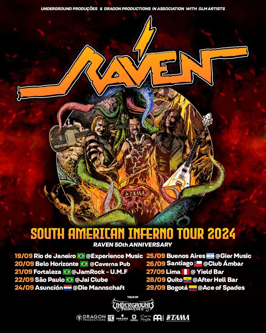Event Raven - 29/09/2024 - Bogotá - Ace Of Spades Club - Colombia
