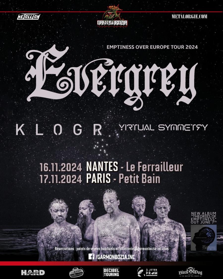 Event Evergrey - 16/11/2024 - Nantes - Le Ferrailleur - France