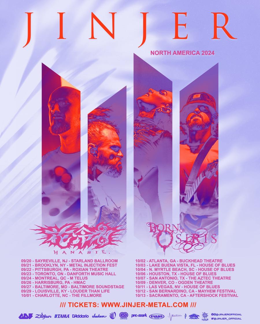 Event Jinjer - 26/09/2024 - Harrisburg - HMAC - United States