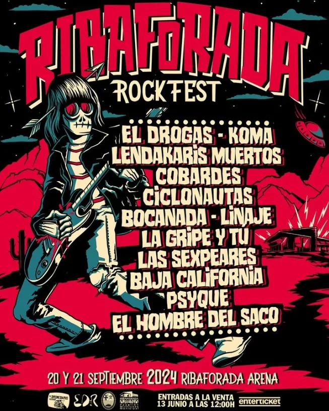 Ribaforada Rockfest 2024 - 20/09/2024 (2 days) - Ribaforada - Spain