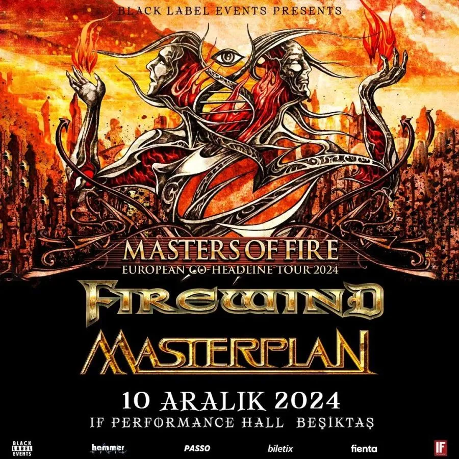 Firewind + Masterplan - Masters of Fire European Tour 2024 - 10/12/2024 ...