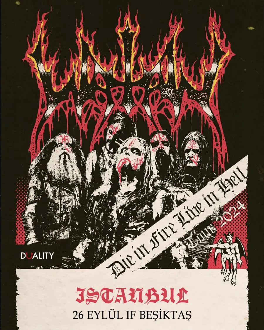 Event Watain - 26/09/2024 - Istanbul - IF Performance Hall Beşiktaş ...