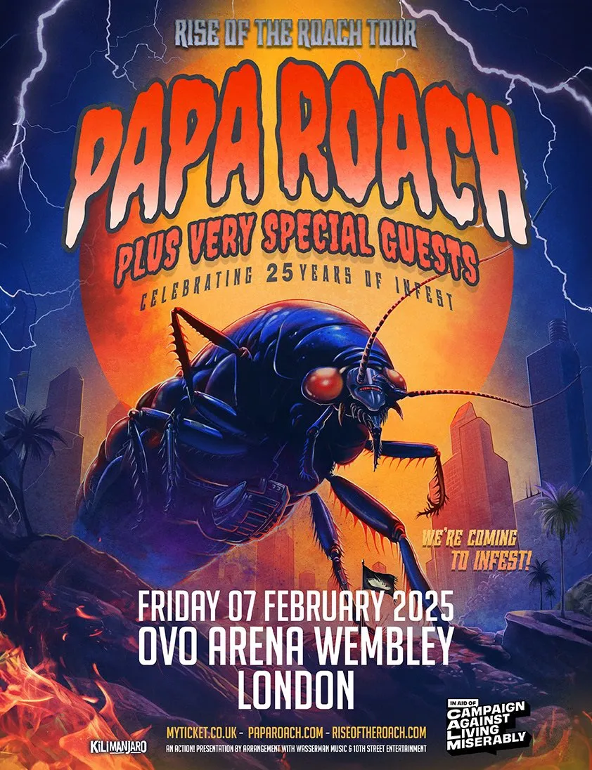 Event Papa Roach - 07/02/2025 - London - OVO Arena Wembley - United Kingdom