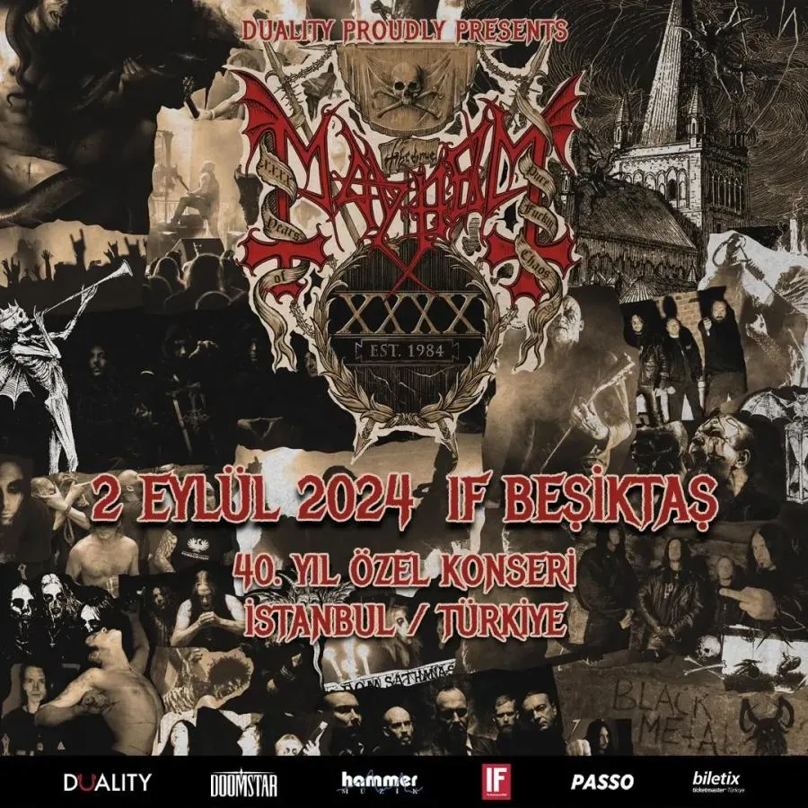 Mayhem - 40th Anniversary Tour 2024 - 02/09/2024 - Istanbul - IF ...