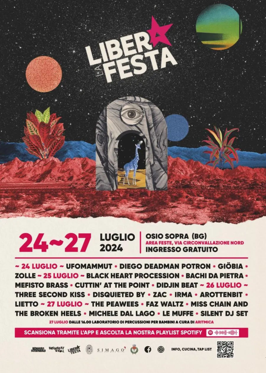 Libera La Festa 2024 - 24/07/2024 (4 days) - Osio Sopra - Italy